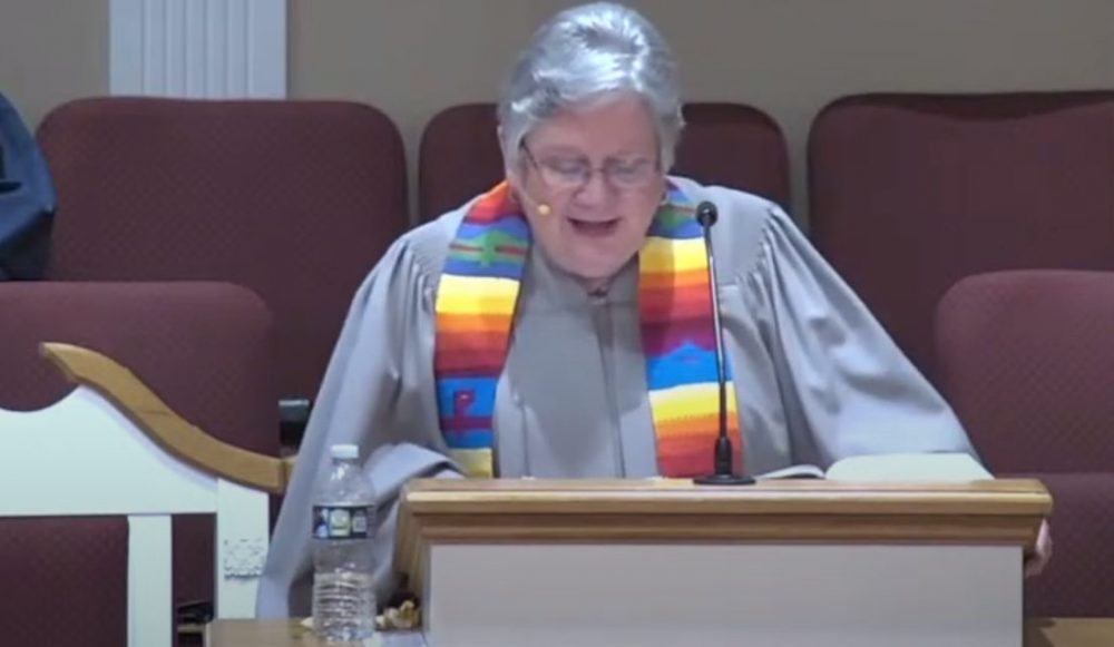 Lady-Pastor Ousted by SBC Wears Rainbow Stole During Sermon Prior to ...